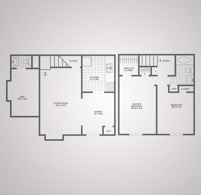 Floor Plans and Pricing at Middletown Trace Apartments in Langhorne, PA